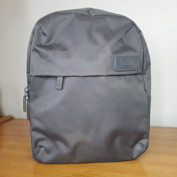 Bags | Lipault Paris Gray Rucksack Small Womens Travel Back Pack Hiking ...